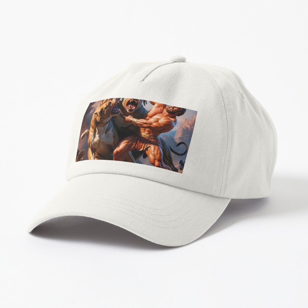 "Hercules and Cerberus Mythological Art - VibeNest" Sticker for Sale by ...