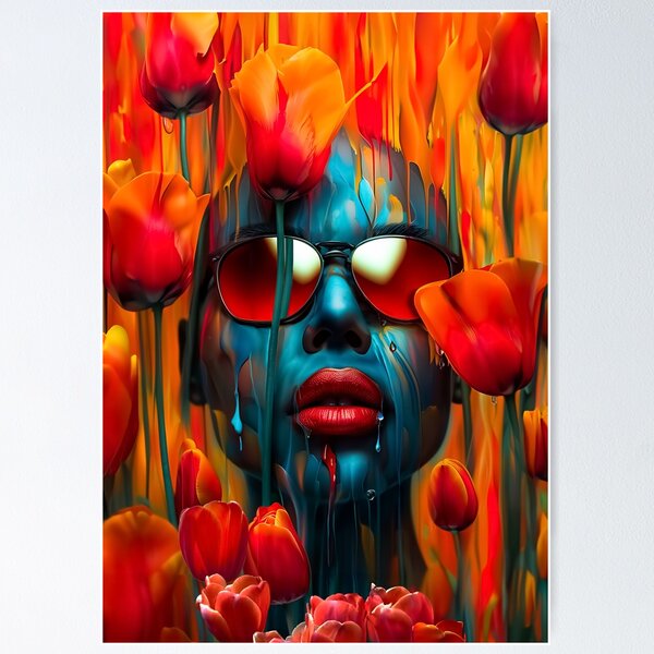 "flower child " Poster for Sale by Christopher William Eather | Redbubble