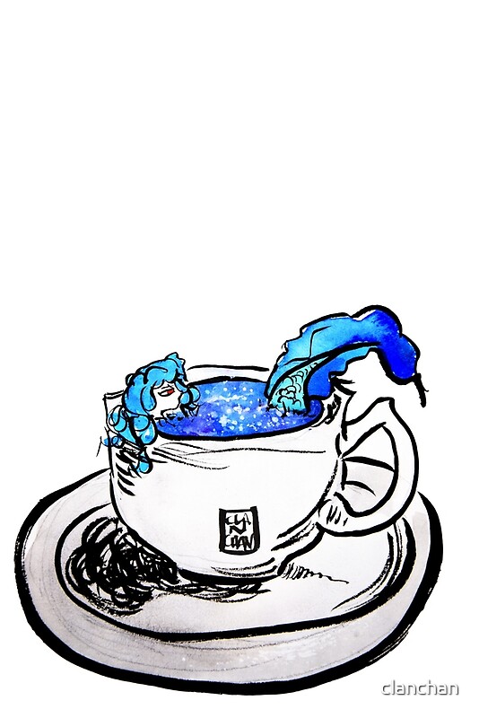 "bubble tea - mermaid " by clanchan | Redbubble