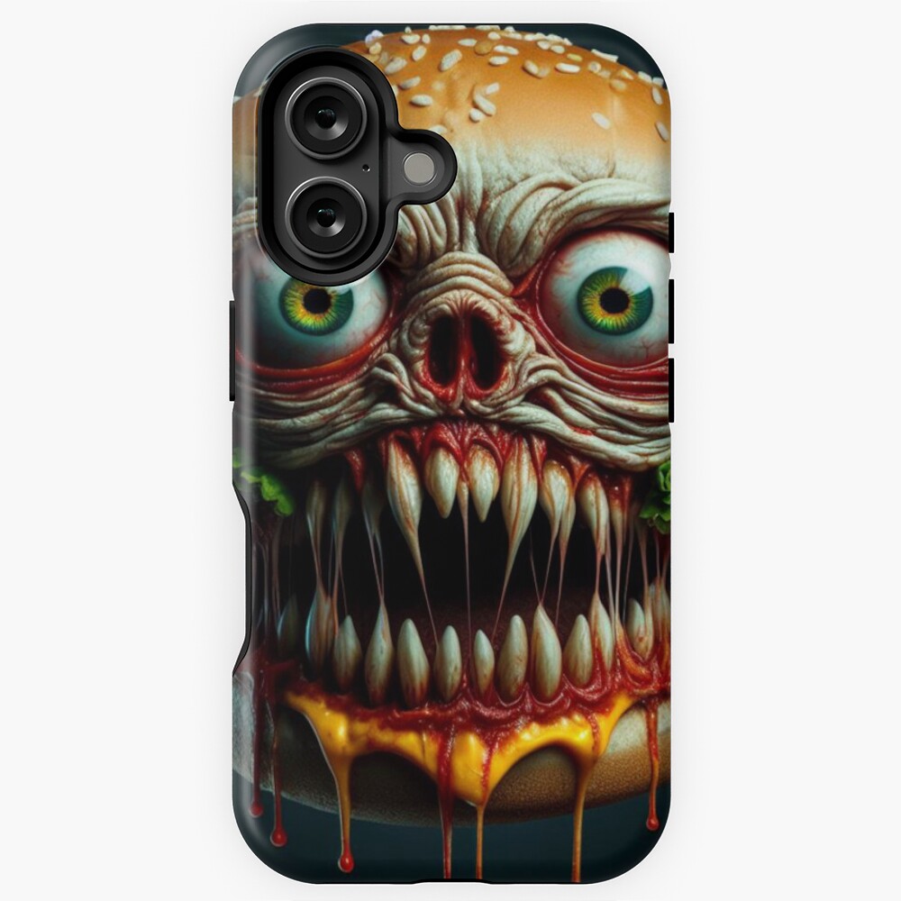 "Monster Burger " Sticker for Sale by ZombieCrew | Redbubble