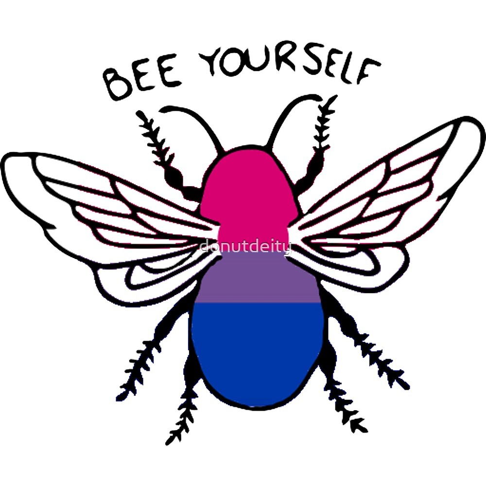 "Bi "Bee Yourself"" by donutdeity | Redbubble