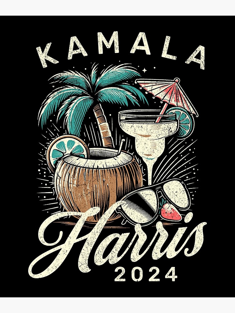 "Kamala Harris Coconut Tree" Poster for Sale by Hey-Nice-Shirt | Redbubble