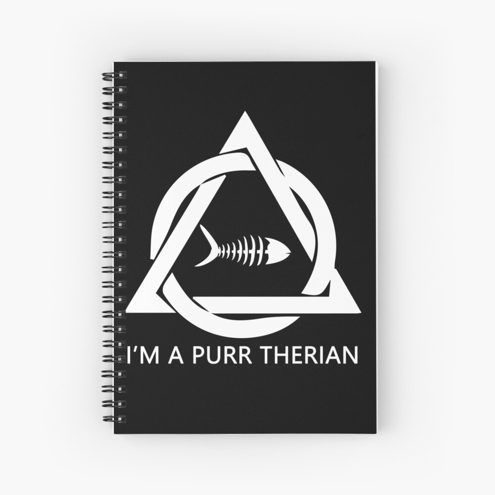 "Theta-Delta Therian Symbol Therianthropy PURR CAT THERIAN" Spiral ...