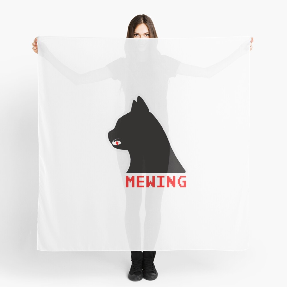 "Gen Alpha Slang Mewing" Sticker for Sale by mmmkei | Redbubble