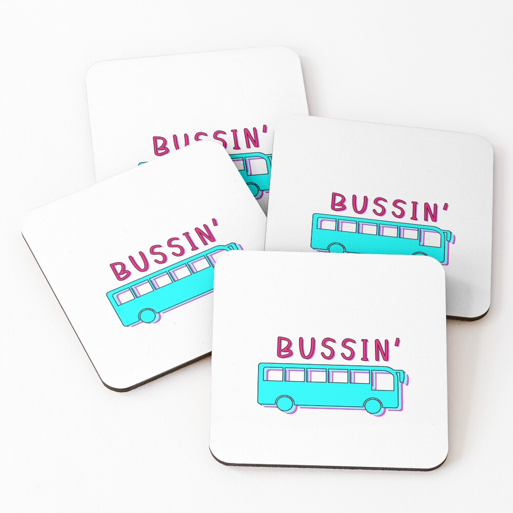 "Gen Alpha Slang Bussin'" Sticker for Sale by mmmkei | Redbubble