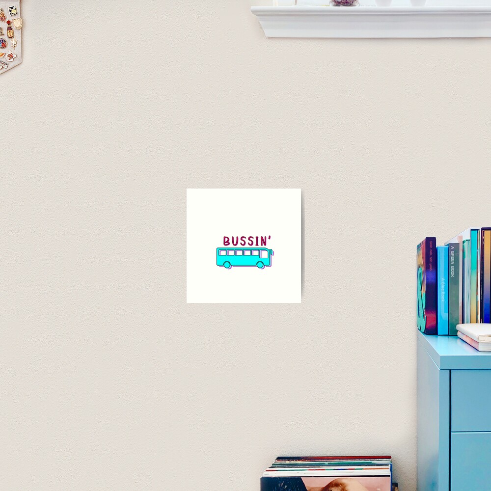 "Gen Alpha Slang Bussin'" Sticker for Sale by mmmkei | Redbubble