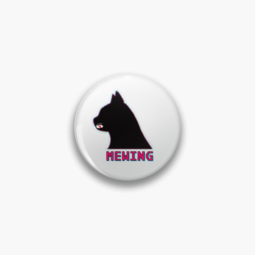 "Gen Alpha Slang Mewing" Sticker for Sale by mmmkei | Redbubble