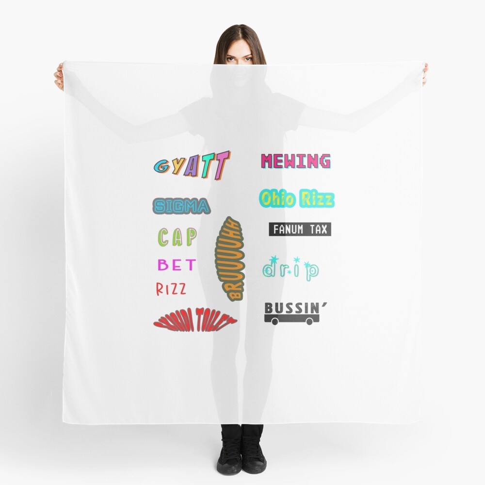 "Gen Alpha Terms" Sticker for Sale by mmmkei | Redbubble