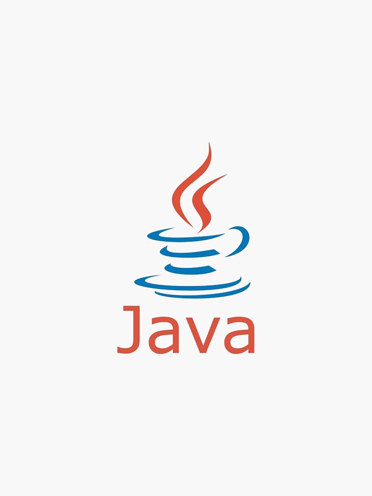 "java logo" Sticker by miguedorta7 | Redbubble