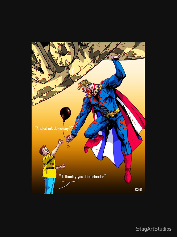 "The Boys "A Kind Act" Homelander illustration (digital)" Essential T ...