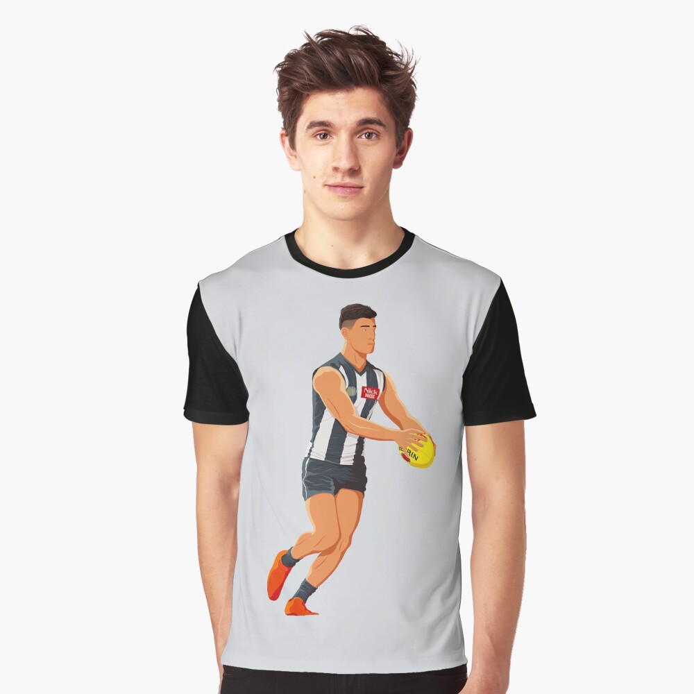 "Nick Daicos - Collingwood Magpies Australian Football" Sticker for ...