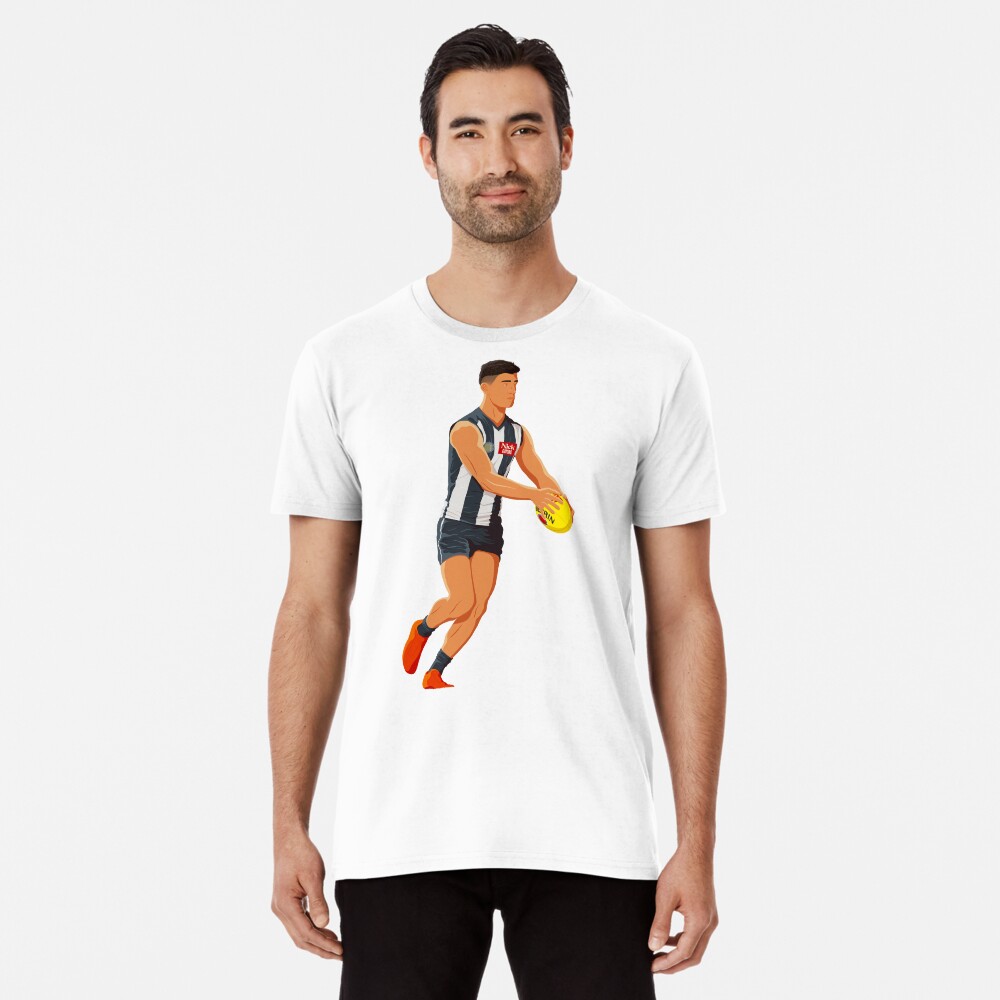 "Nick Daicos - Collingwood Magpies Australian Football" Sticker for ...