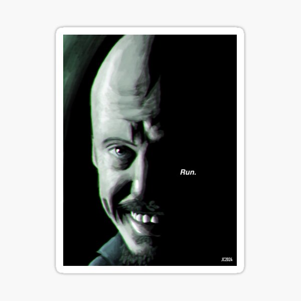 "Mr. Inbetween "Run" Ray Shoesmith portrait (digital)" Sticker for Sale ...