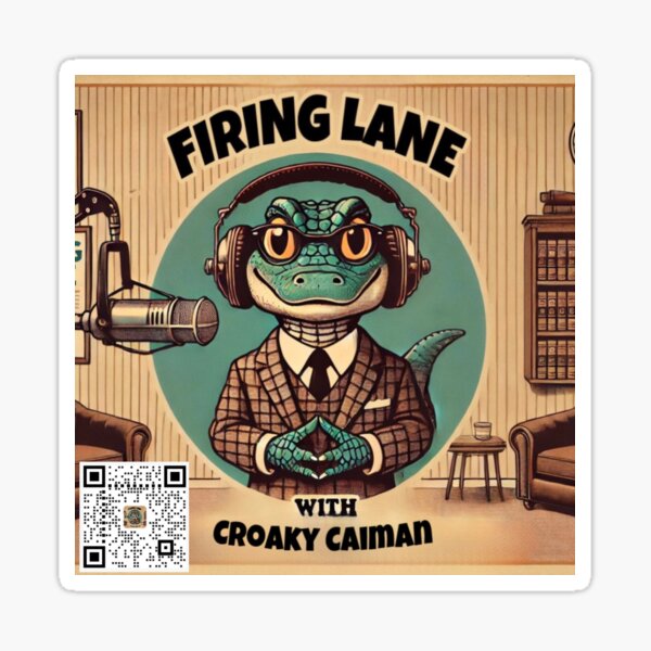 "Firing Lane with QR code" Sticker for Sale by CroakysCorner | Redbubble