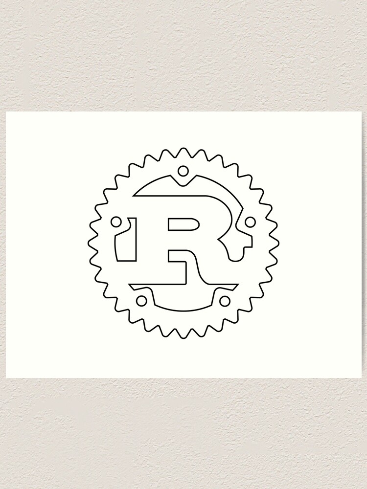 "Rust (Transparent) Official Logo Hoodie" Art Print for Sale by ...