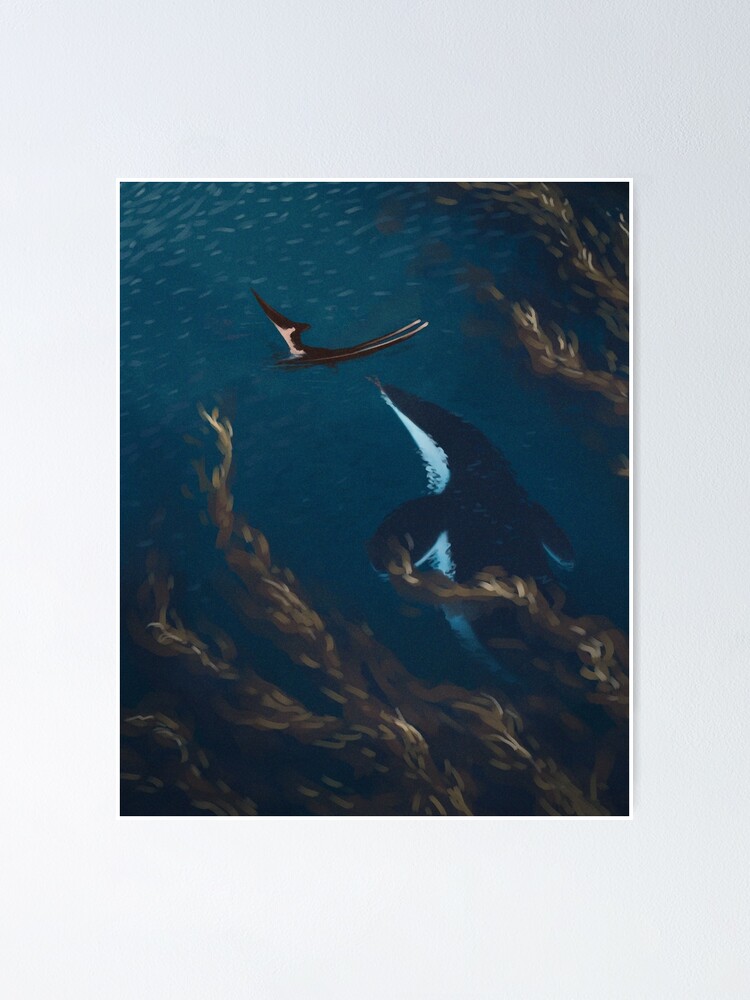 "Don't look down" Poster for Sale by ddinodan | Redbubble