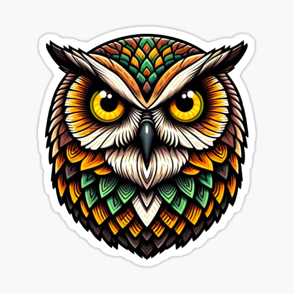 "owl jolson" Sticker for Sale by Sonukola | Redbubble