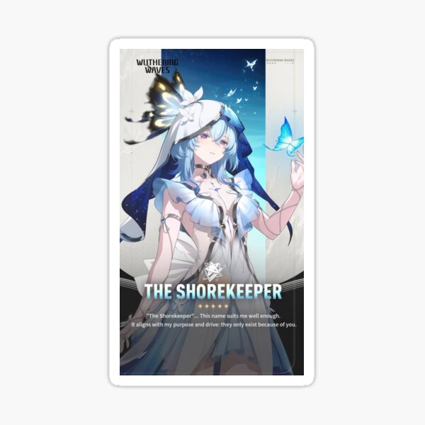 "The Shorekeeper Poster Wuthering Waves" Sticker by Demray | Redbubble