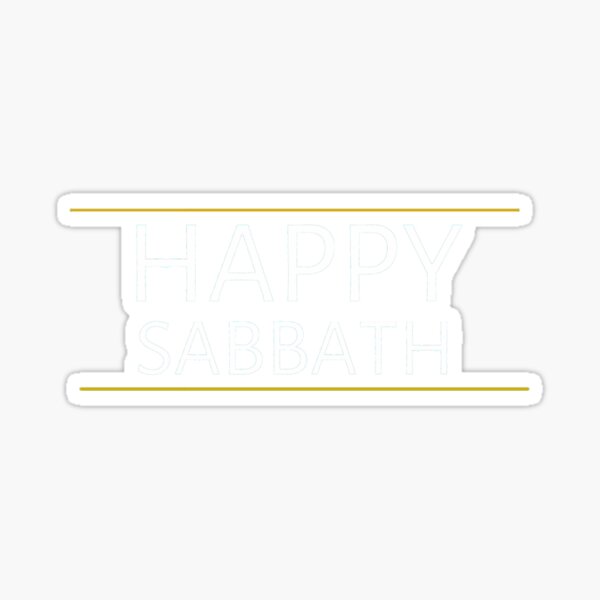 "Happy Sabbath! Seventh-Day AdventistActive " Sticker for Sale by ...