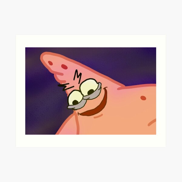 Evil Patrick Meme Art Prints | Redbubble