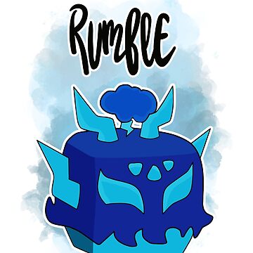 "Rumble - Blox Fruit" Poster by vitrar | Redbubble