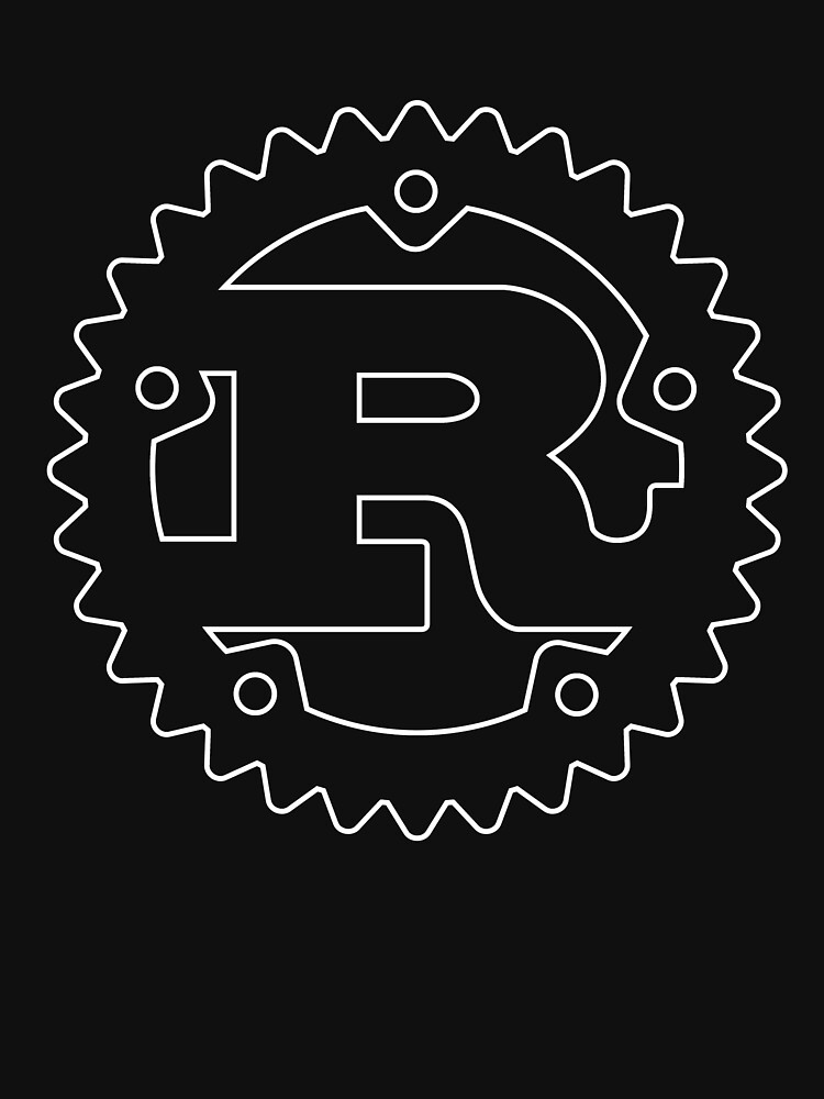 "Rust (Transparent/White) Official Logo Sweatshirt" T-shirt by ...