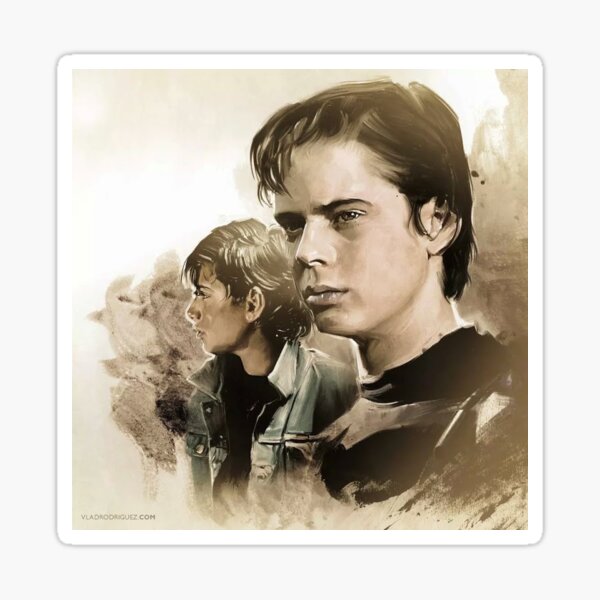 "the outsiders " Sticker for Sale by kyliexnicole | Redbubble