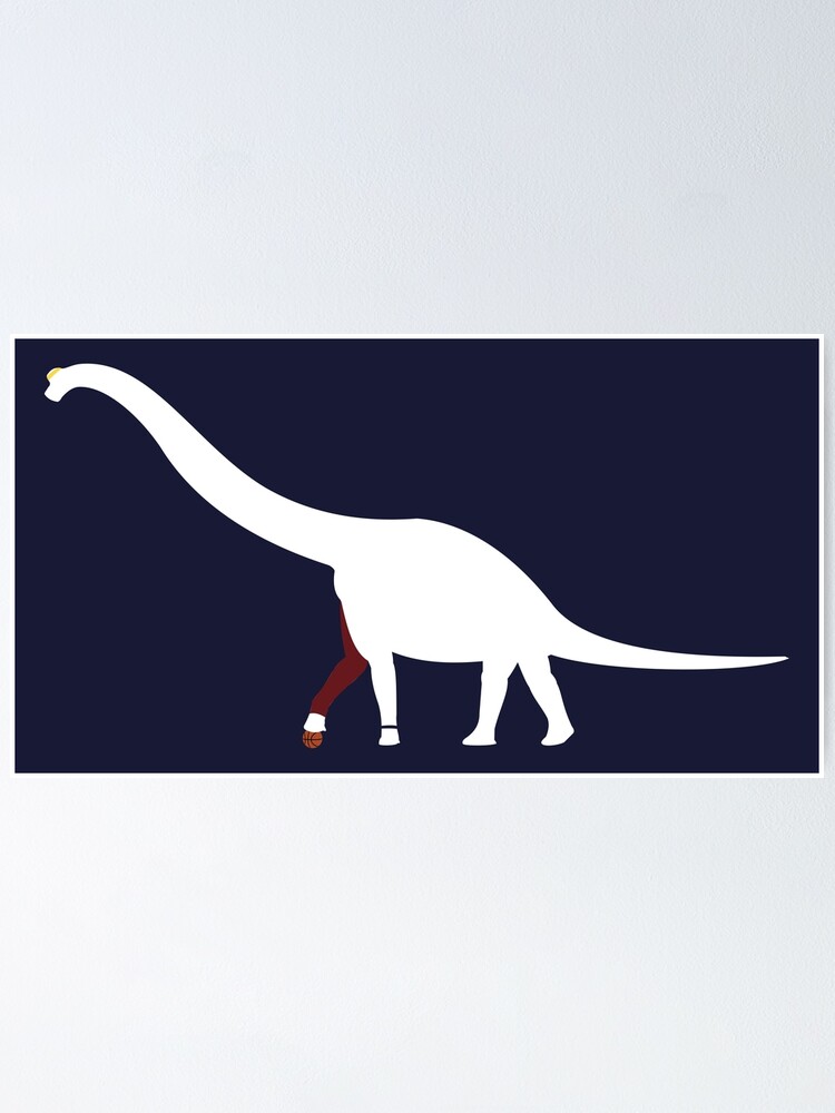 "LeBrontosaurus (light)" Poster for Sale by doctorheadly | Redbubble