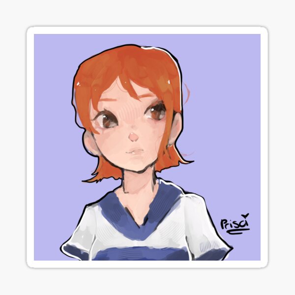 "Nami from One Piece" Sticker by TaLaPechee | Redbubble