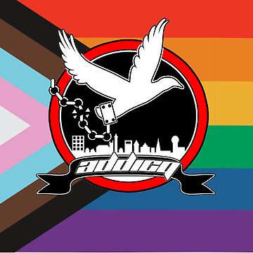 "ADDICQ - Pride Flag " Sticker by AQPSUD | Redbubble
