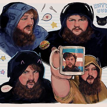 "Caseoh" Sticker for Sale by Olrazzladazzle | Redbubble