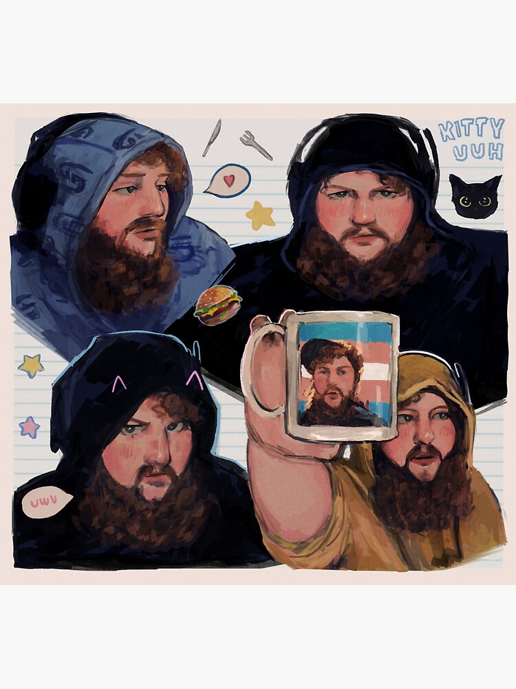 "Caseoh" Sticker for Sale by Olrazzladazzle | Redbubble