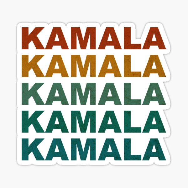 "Kamala Kamala Kamala Kamala Kamala" Sticker for Sale by RetroVoyages ...