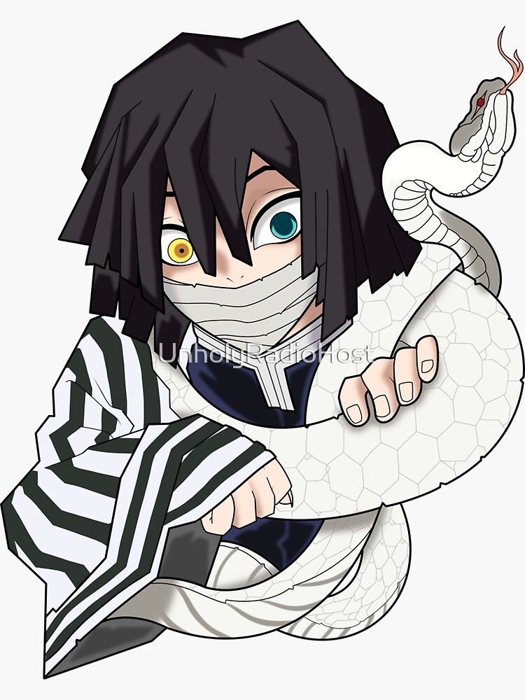 "Obanai Iguro" Sticker for Sale by UnholyRadioHost | Redbubble