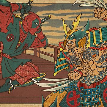 "Crimson Death and Clawed Samurai" Poster for Sale by BOKALOID-ARTS ...