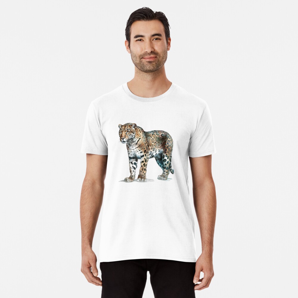 "Jaguar watercolor illustration" Sticker for Sale by Nobow | Redbubble