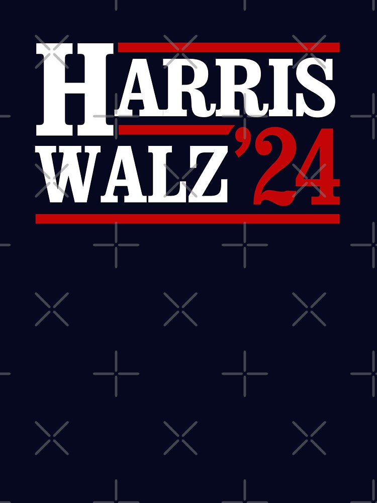 "Harris Walz" Essential T-Shirt for Sale by partyfarty | Redbubble