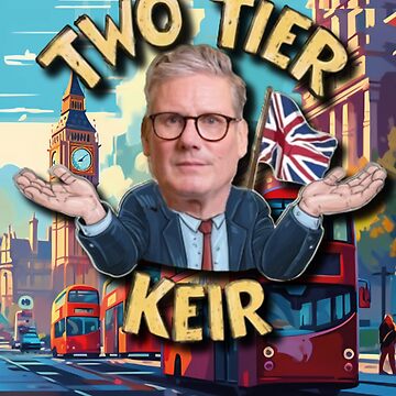 "Two Tier Kier" Sticker for Sale by Flirt-Teez | Redbubble