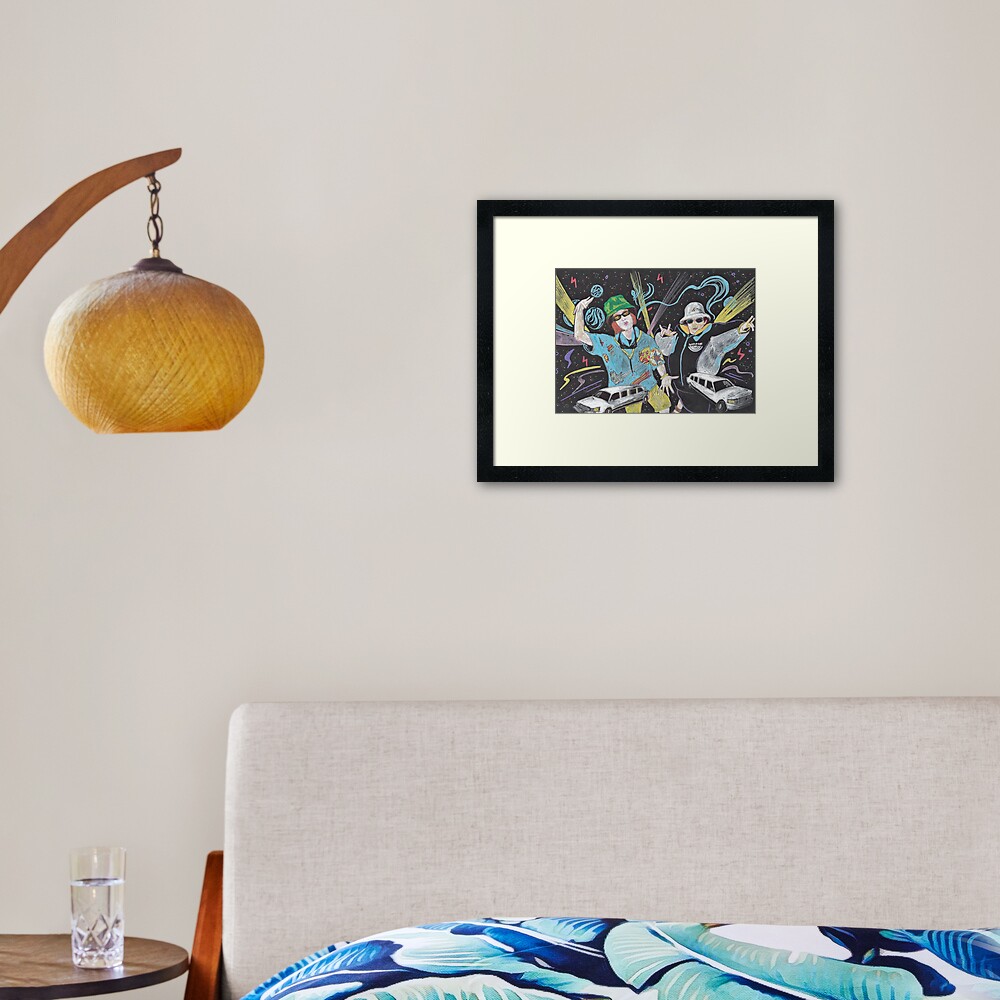 "Kevin And Perry Go Large" Framed Art Print by Michaelaart | Redbubble