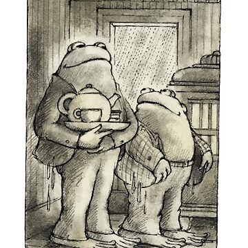 "Frog and Toad at Tea" Art Board Print for Sale by ruthierue | Redbubble
