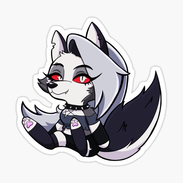 "Helluva Boss - Loona" Sticker for Sale by Pastelpandabum | Redbubble