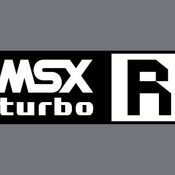 "MSX Turbo R Logo" Sticker for Sale by RubenCRM | Redbubble