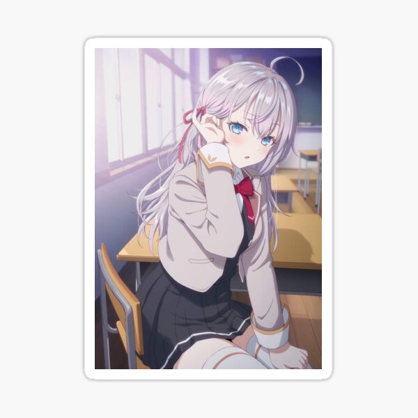 "Alya sometimes hides her feelings in Russian" Sticker by RIDKARTUR ...