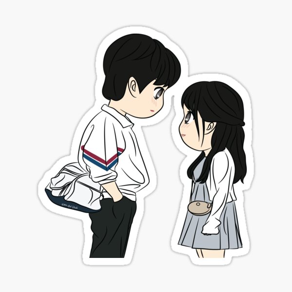 "KDrama Chibi : Lovely Runner" Sticker for Sale by wann23 | Redbubble