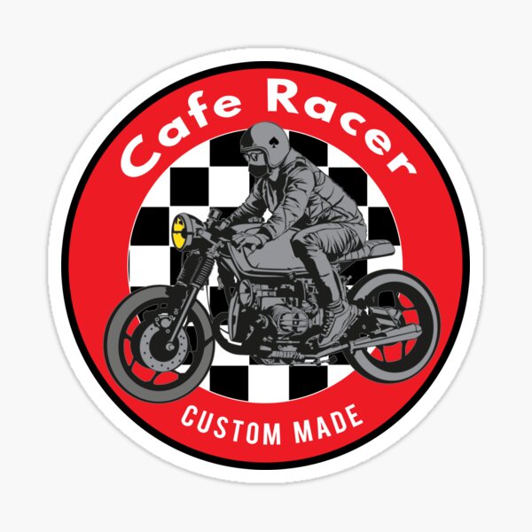 Stickers Sur Le Thème Cafe Racer Redbubble