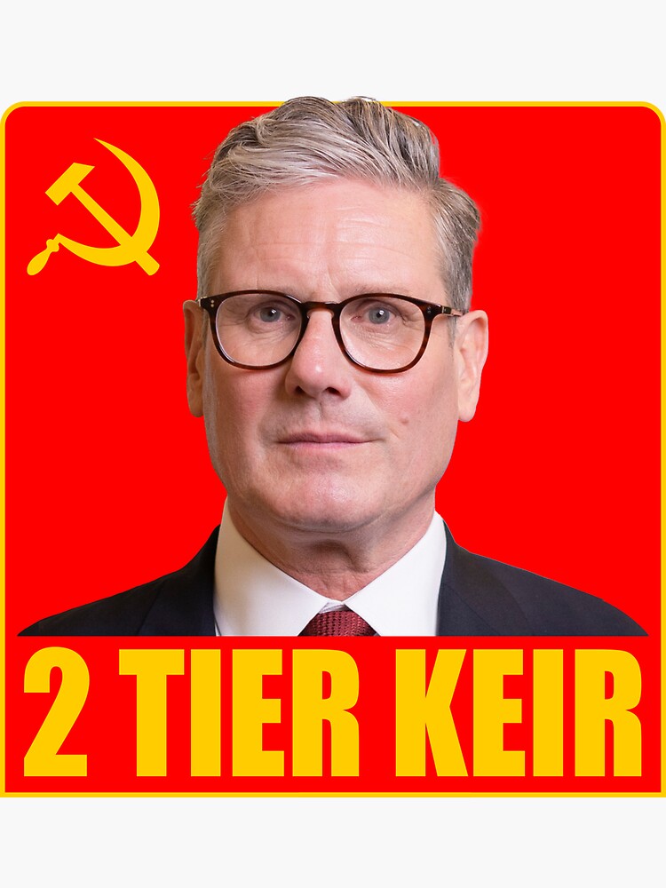 "Two Tier Keir Starmer" Sticker for Sale by dopamind | Redbubble