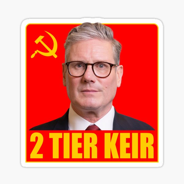 "Two Tier Keir Starmer" Sticker for Sale by dopamind | Redbubble