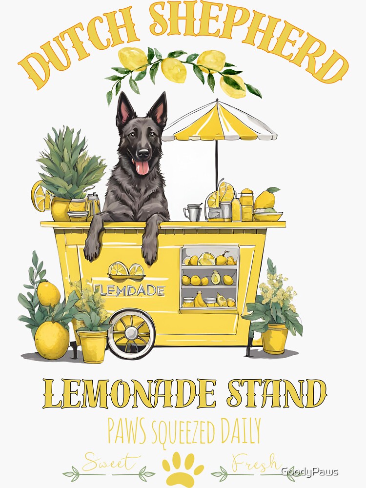 "Coquette Aesthetic Dog Lemonade Stand paws squeezed daily sweet and ...