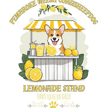 "Coquette Aesthetic Dog Lemonade Stand paws squeezed daily sweet and ...