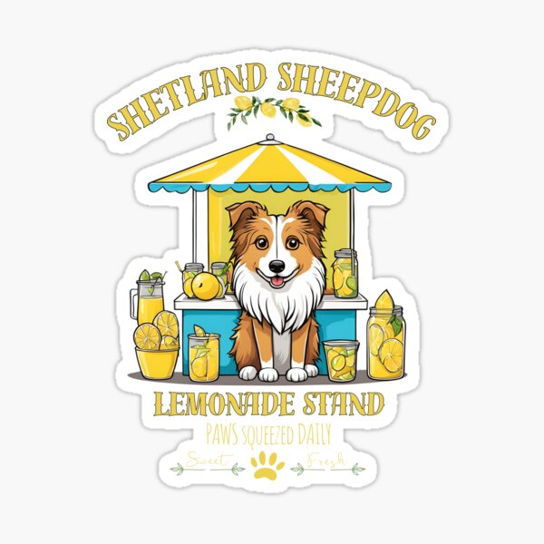 "Coquette Aesthetic Dog Lemonade Stand paws squeezed daily sweet and ...